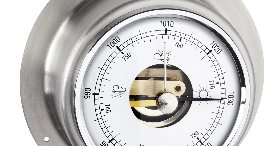 Analoges Barometer mit offenem Werk MARITIM | TFA Dostmann