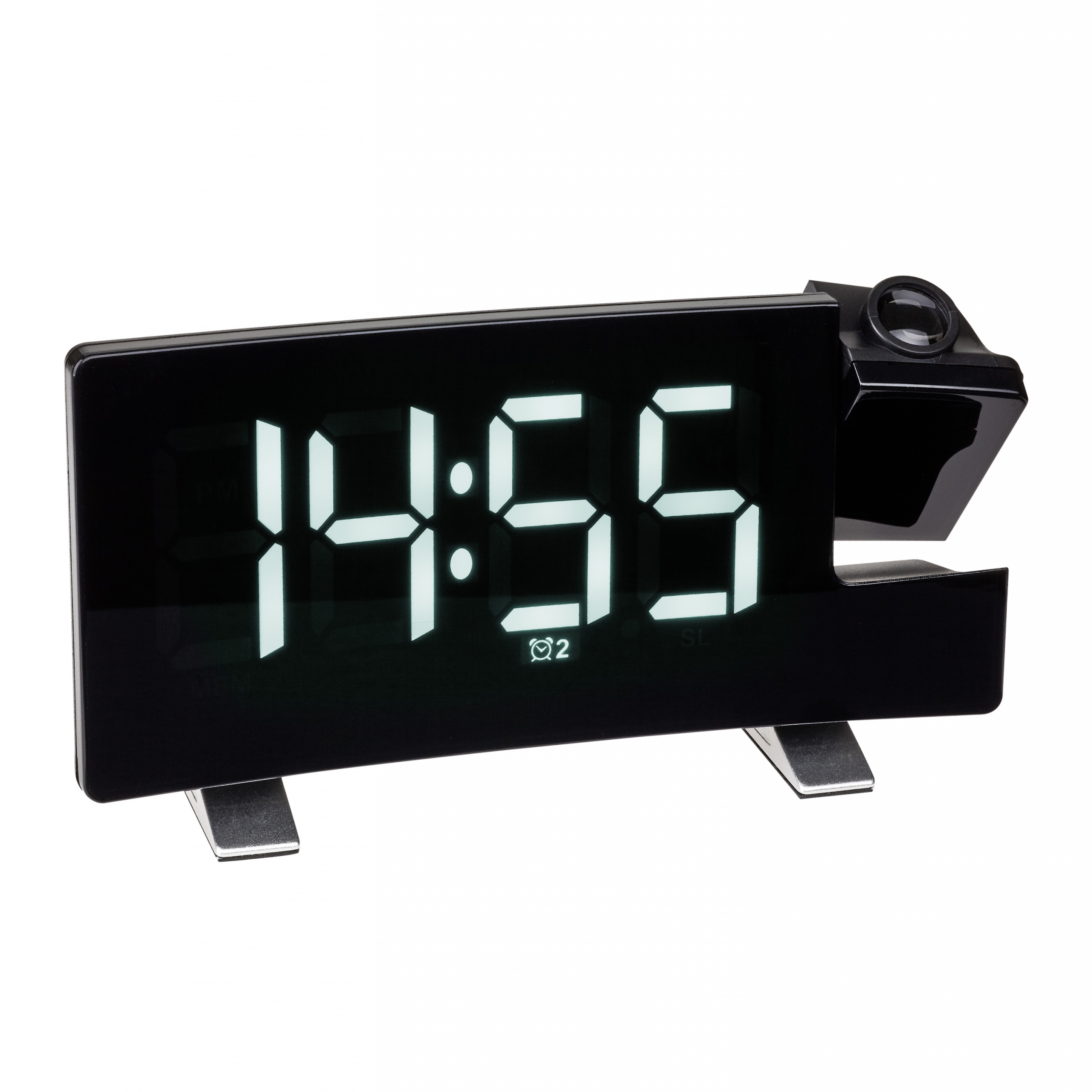 Projection alarm clock radio with USB charging function | TFA Dostmann