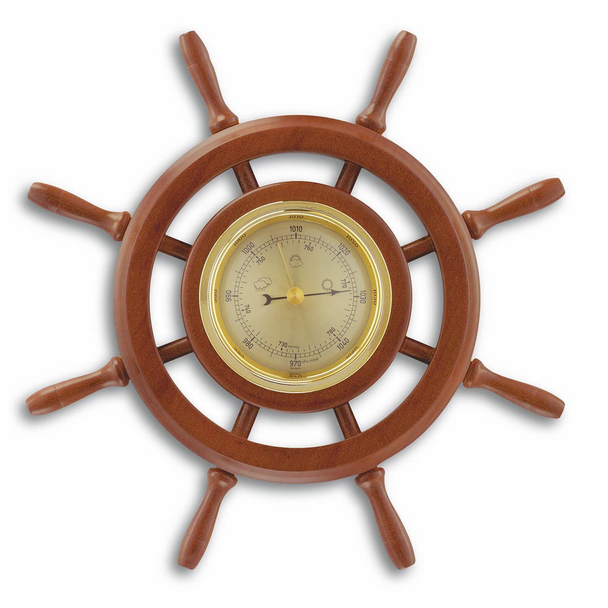 Analogue barometer made of walnut | TFA Dostmann