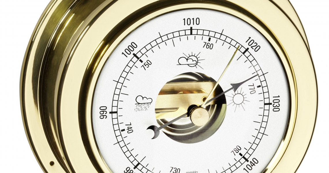 Analoges Barometer mit offenem Werk MARITIM | TFA Dostmann