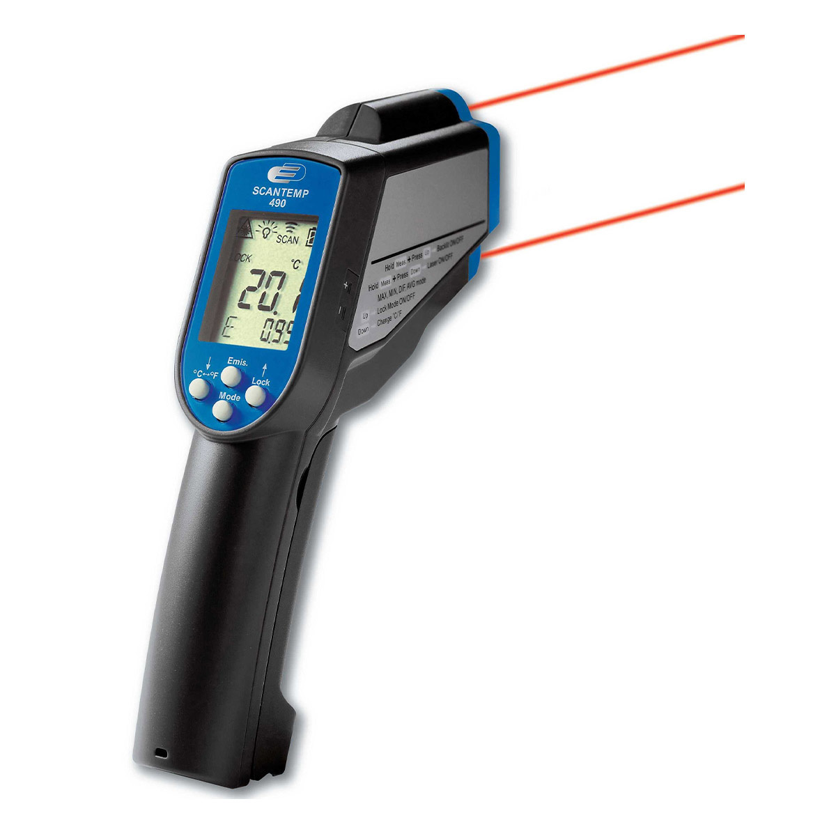 Infrarot-Thermometer SCANTEMP 490 | TFA Dostmann