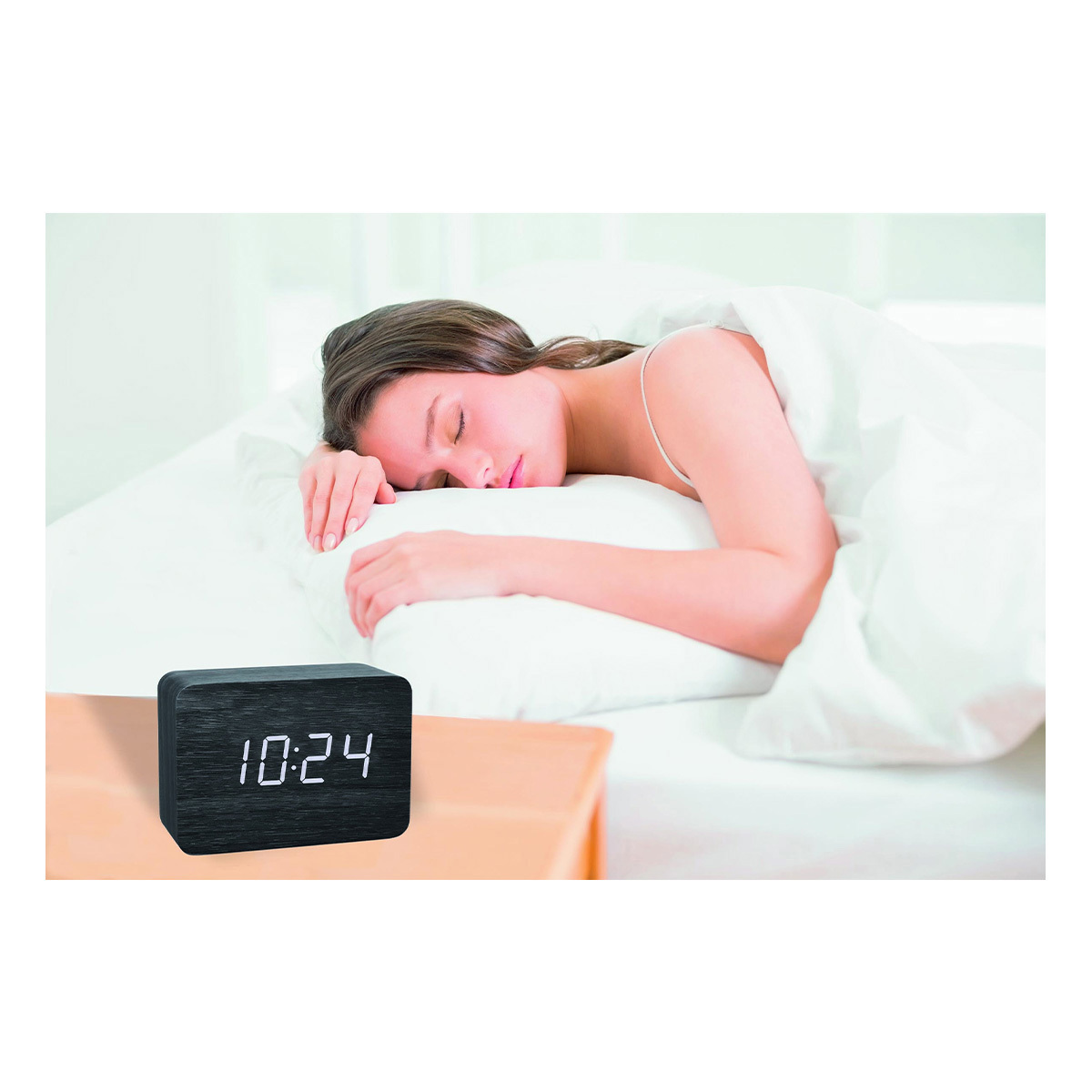 Design Funk-Wecker in Holz-Optik CLOCCO | TFA Dostmann