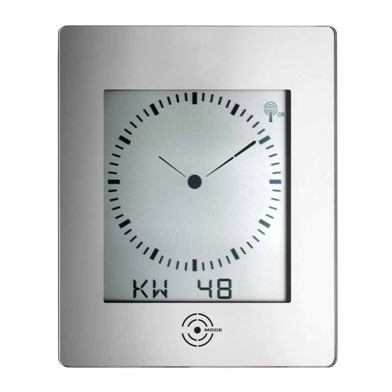 Radio-controlled wall clock with room climate DIALOG REFLEX | TFA Dostmann
