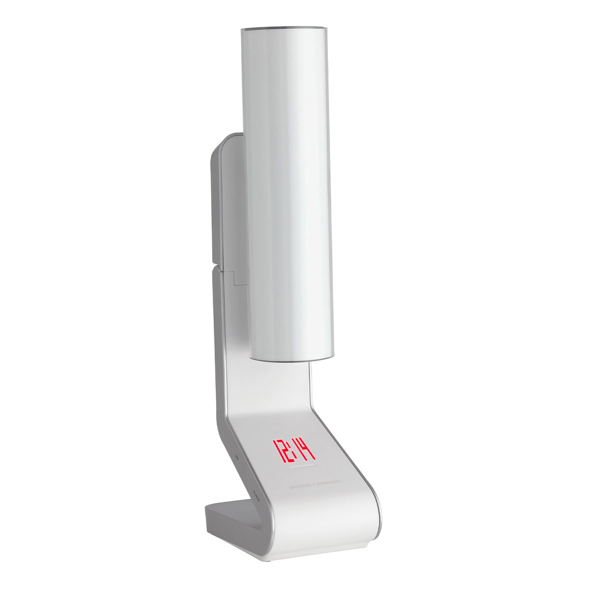 LED lamp with radio-controlled projection alarm clock LIGHT TUBE | TFA ...