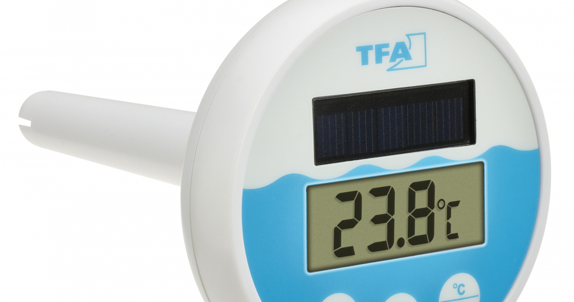 Digital Solar-Powered Pool Thermometer | TFA Dostmann