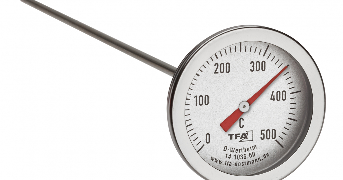 Professional oven thermometer with long temperature probe | TFA Dostmann