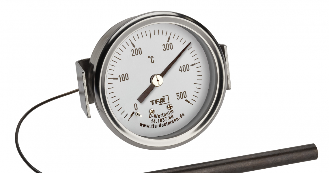 Professional oven thermometer with flexible metal probe | TFA Dostmann