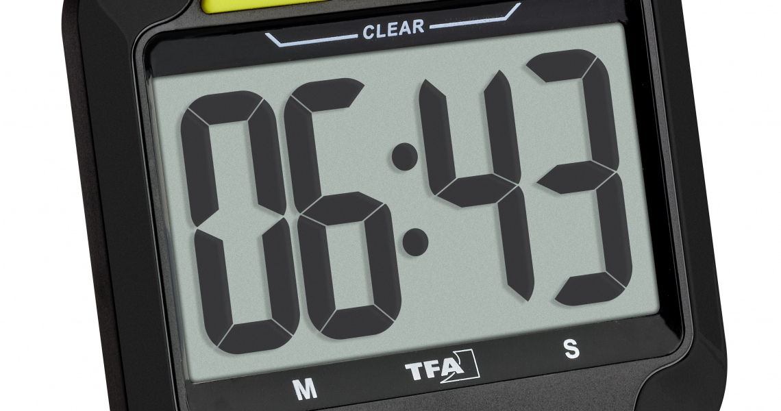 Digital count-up and count-down timer with large digits | TFA Dostmann