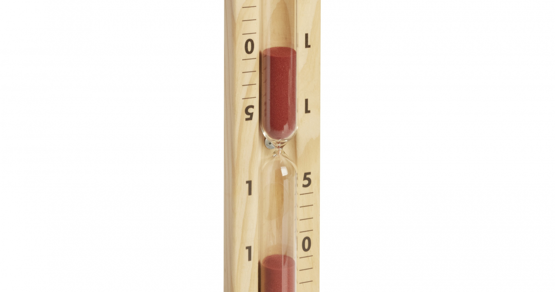 Sauna hourglass timer made of pine | TFA Dostmann