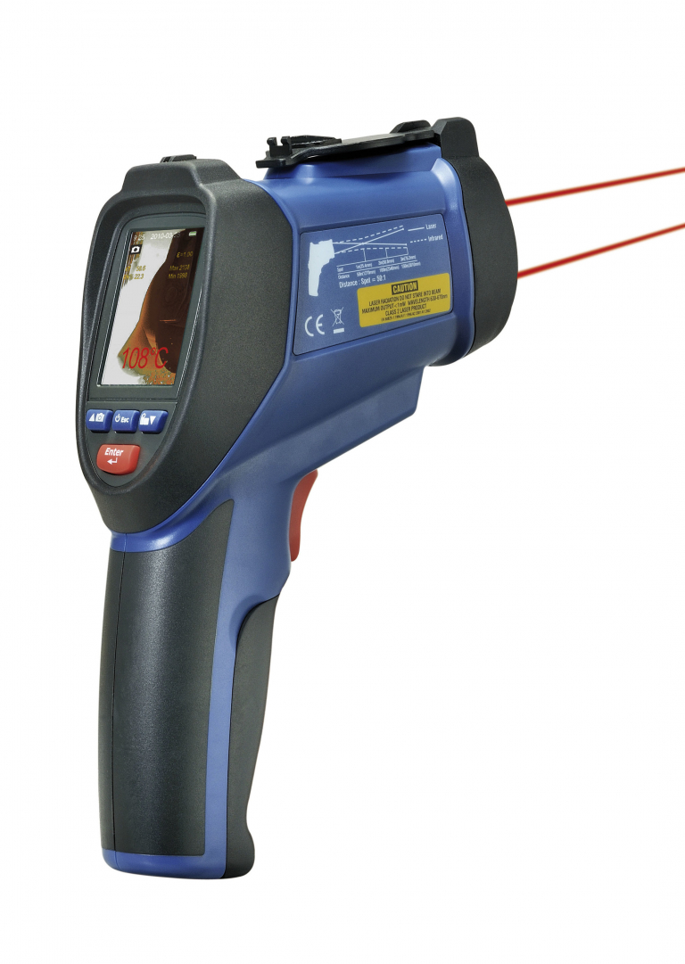 Video Infrared Thermometer With Humidity Sensor SCANTEMP RH 860 | TFA ...