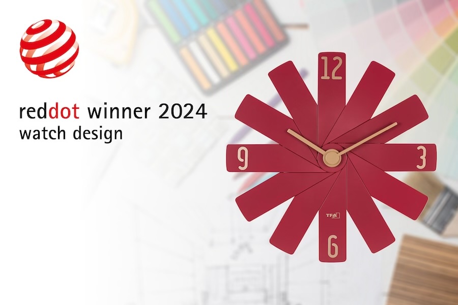 Designer wall clock wins Red Dot Award | TFA Dostmann